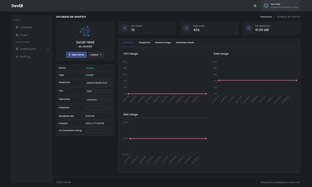 DevDB – Development Databases in a Flash